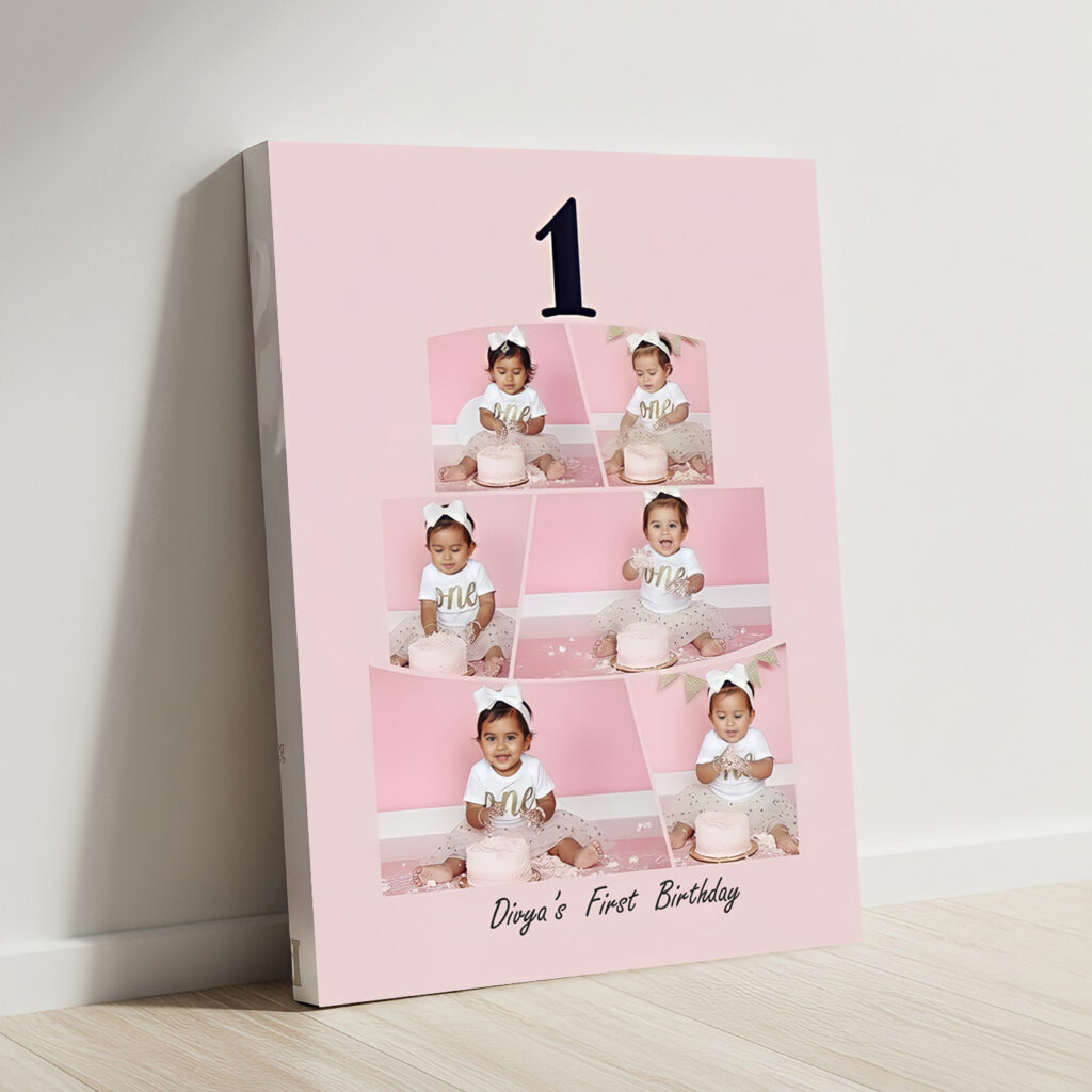 1st Birthday frame - HM Photo Frames